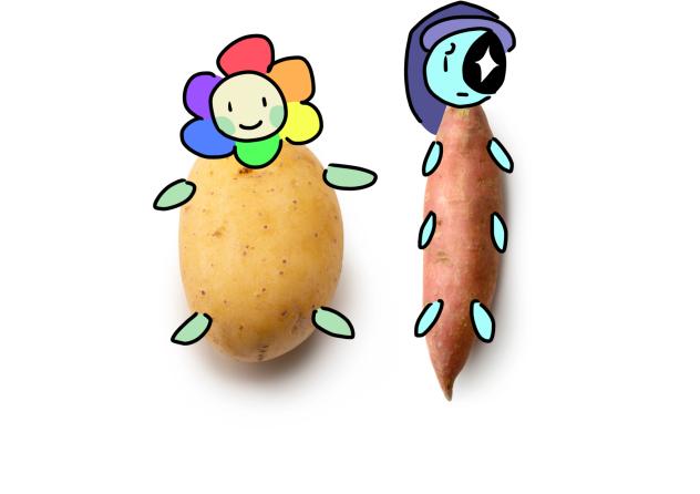 Dandytato and Astroot - ibisPaint