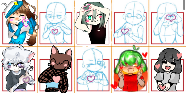 heart collab - ibisPaint