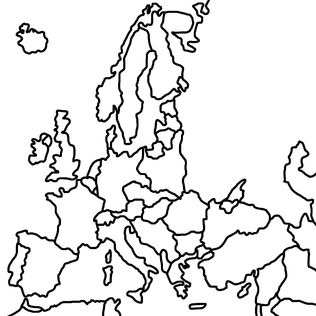 map of Europe 1938 - ibisPaint