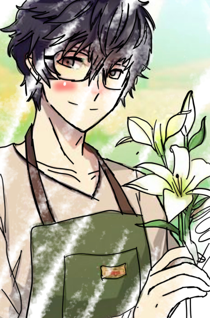 flower man redrawn - ibisPaint