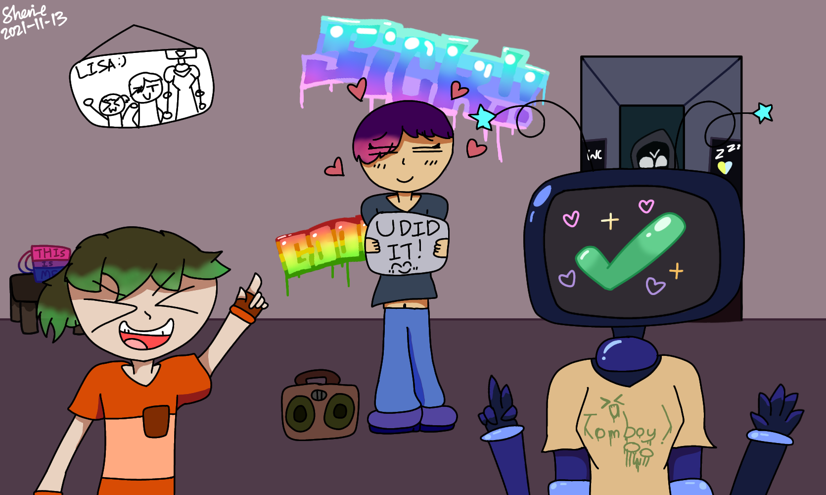 Beckie Visits Her Friends - ibisPaint