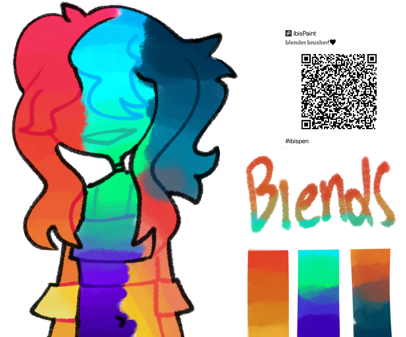 𝕓𝕝𝕖𝕟𝕕𝕖𝕣 𝕓𝕣𝕦𝕤𝕙𝕖𝕣!🖤 - ibisPaint