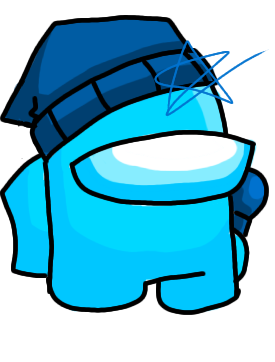 FNF cyan crewmate - ibisPaint