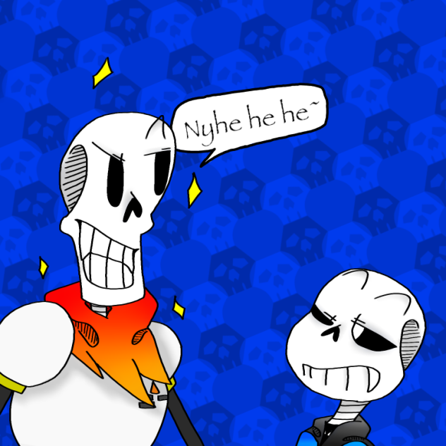 Papyrus and Sans from Undertale - ibisPaint