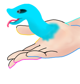 snake hand - ibisPaint
