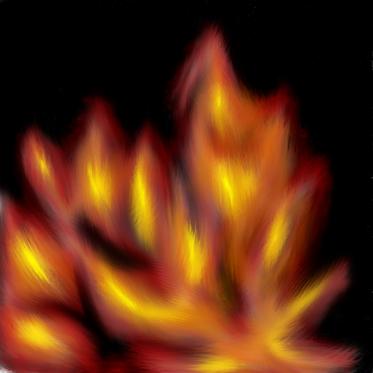 dancing flames - ibisPaint