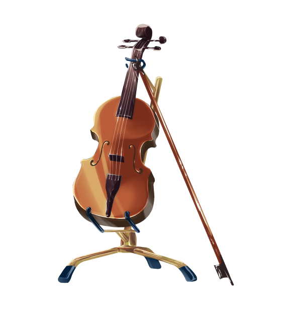 violin stand - ibisPaint