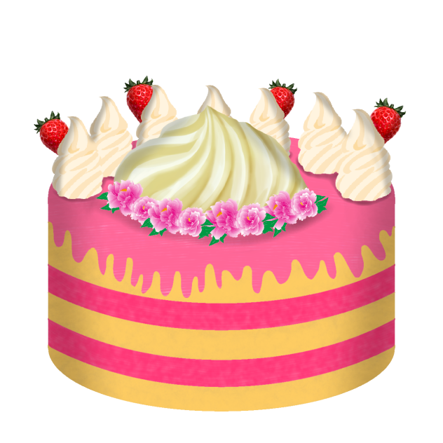 Strawberry Cake - ibisPaint