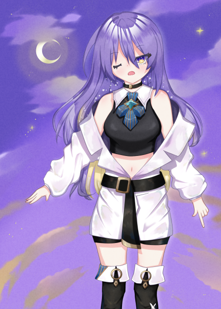 Moona Hoshinova - ibisPaint