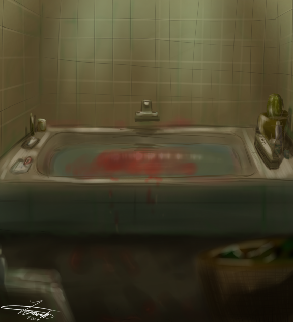 Bloody bath - ibisPaint
