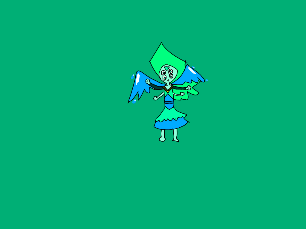 Fusión de Lapis y Peridot - ibisPaint