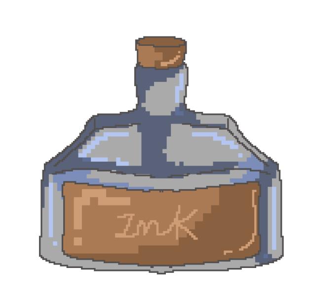 Ink bottol pixel - ibisPaint