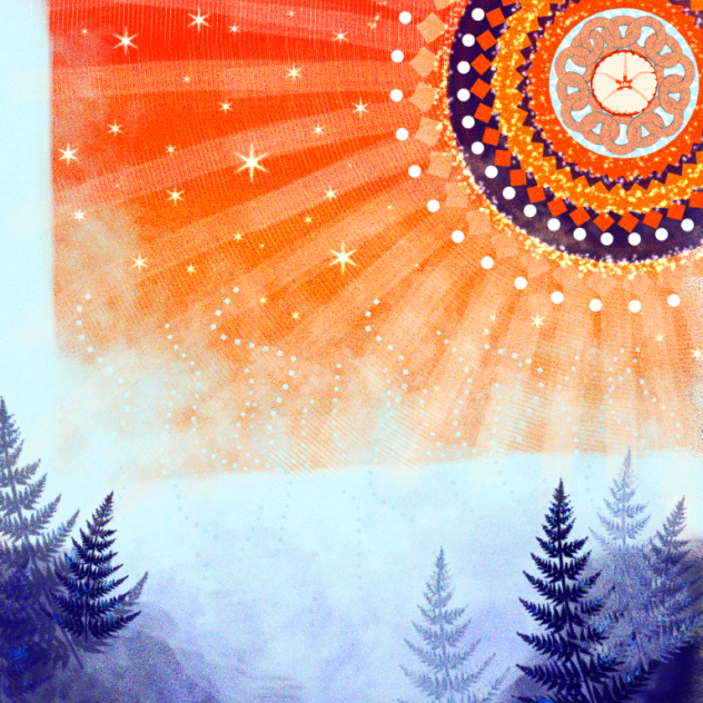 “Twilight Springs” - Time Lapse - ibisPaint