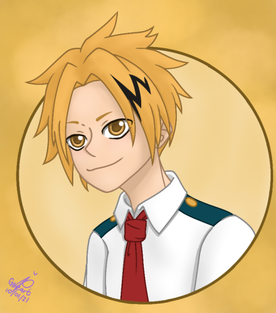 Denki Kaminari MHA - ibisPaint