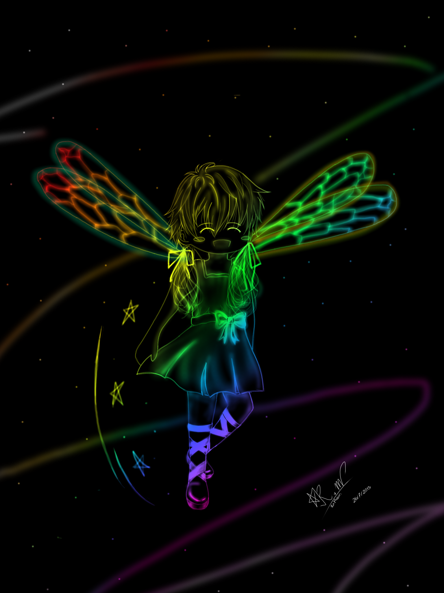 The Gloomy Fairy~ - ibisPaint