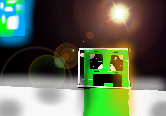 Creeper In Space (SpeedPaint) - ibisPaint