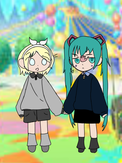 Miku and rin - ibisPaint