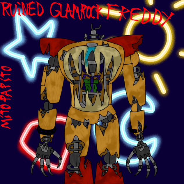 Ruined glamrock Freddy - ibisPaint