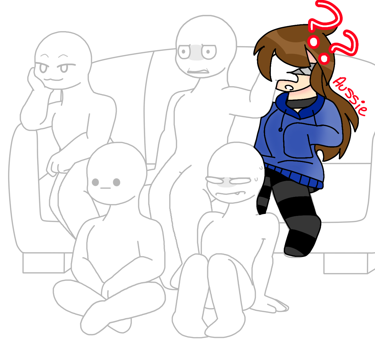 Awkward movie collab scene - ibisPaint