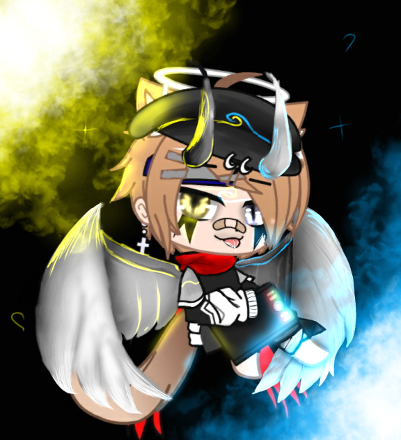 yellow blue - ibisPaint