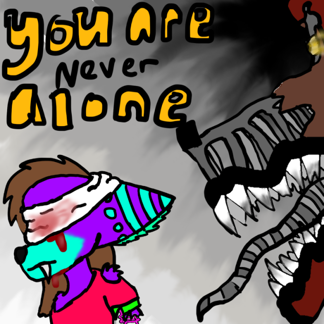 never alone - ibisPaint