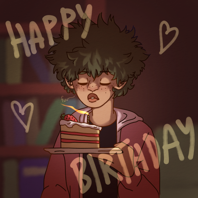 deku birthday 2022 - ibisPaint