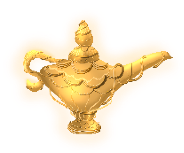 Genie's Lamp (pixel) - ibisPaint