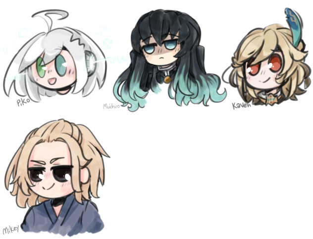 Chibi character doodles #1 - ibisPaint