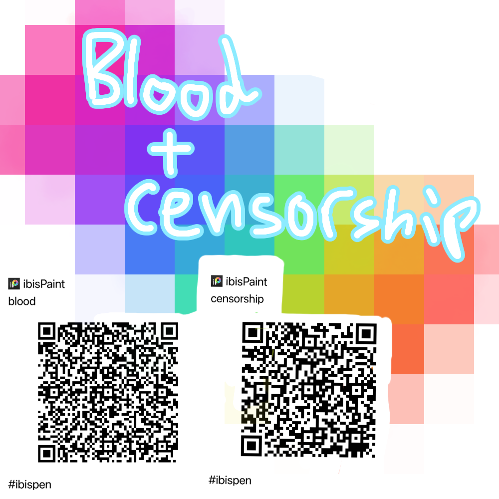 Blood + Censorship brushes! - ibisPaint