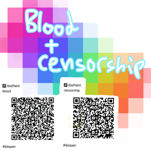 Blood + Censorship brushes! - ibisPaint