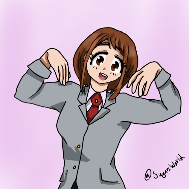 Ochako Uraraka - ibisPaint
