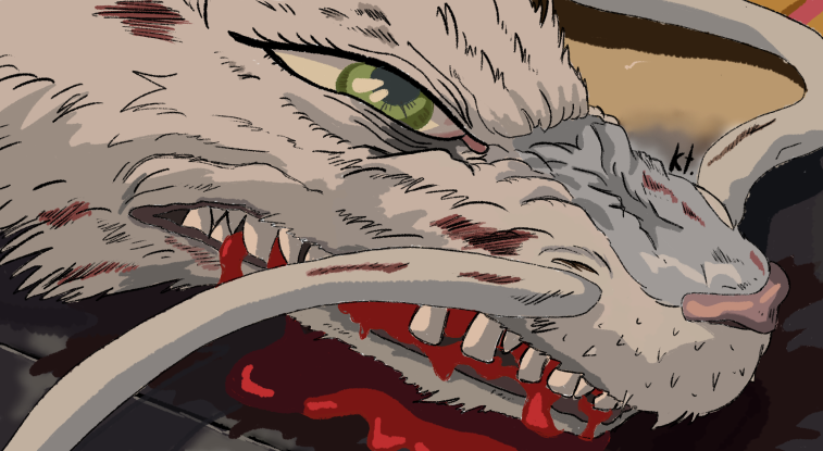 haku dragon form spirited away - ibisPaint