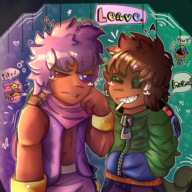 💜 Sandy and Leon 💚 - ibisPaint