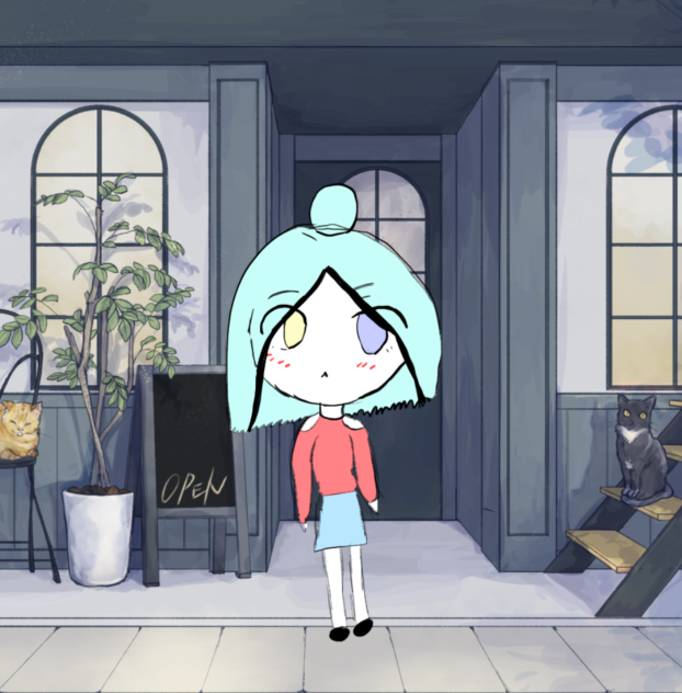 Cat cafe - ibisPaint