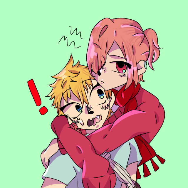 Kou x Mitsuba fanart - ibisPaint