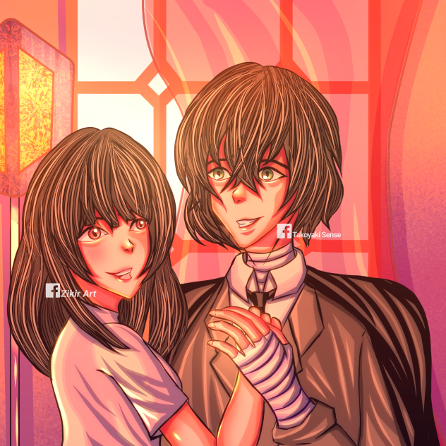 Osamu Dazai X Jabami Yumeko Couple - ibisPaint