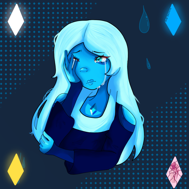 blue diamond - ibisPaint