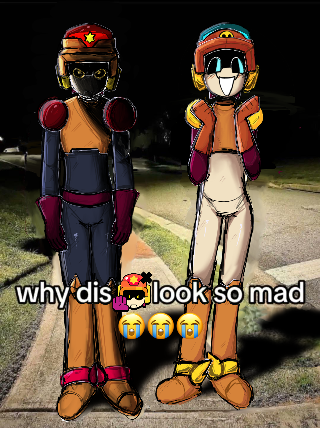 why dis bro looks so mad 😭😭😭 - ibisPaint