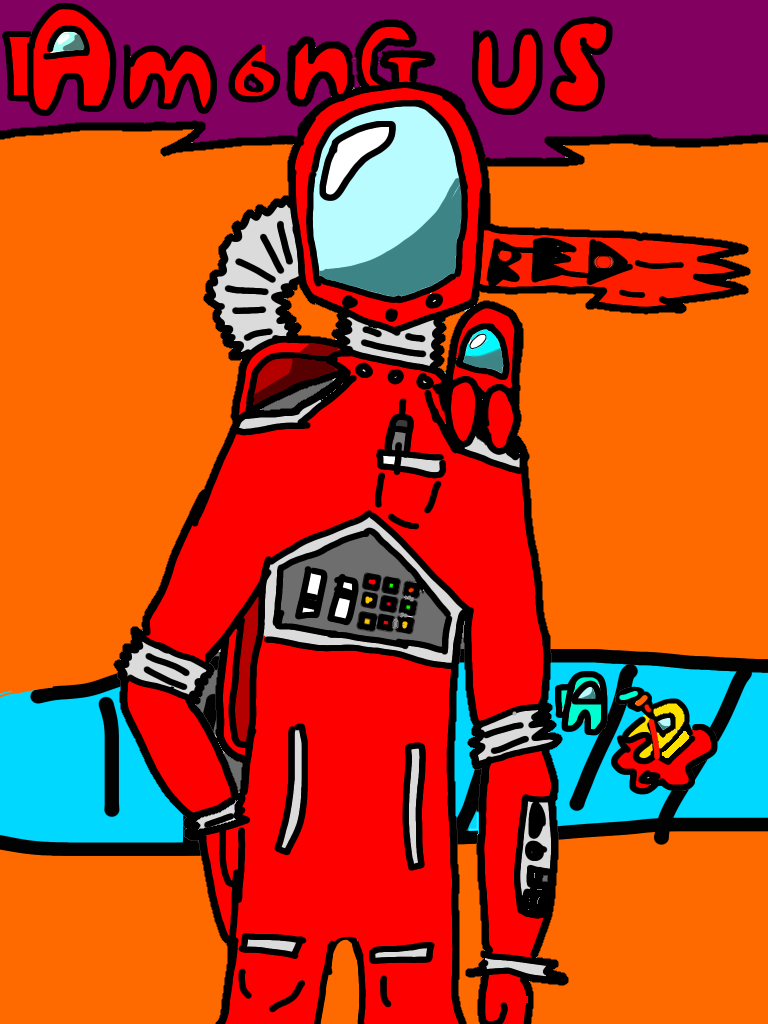 Among Us fan art - ibisPaint