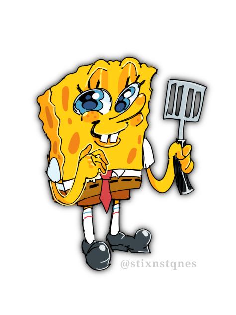 spongebob - ibisPaint