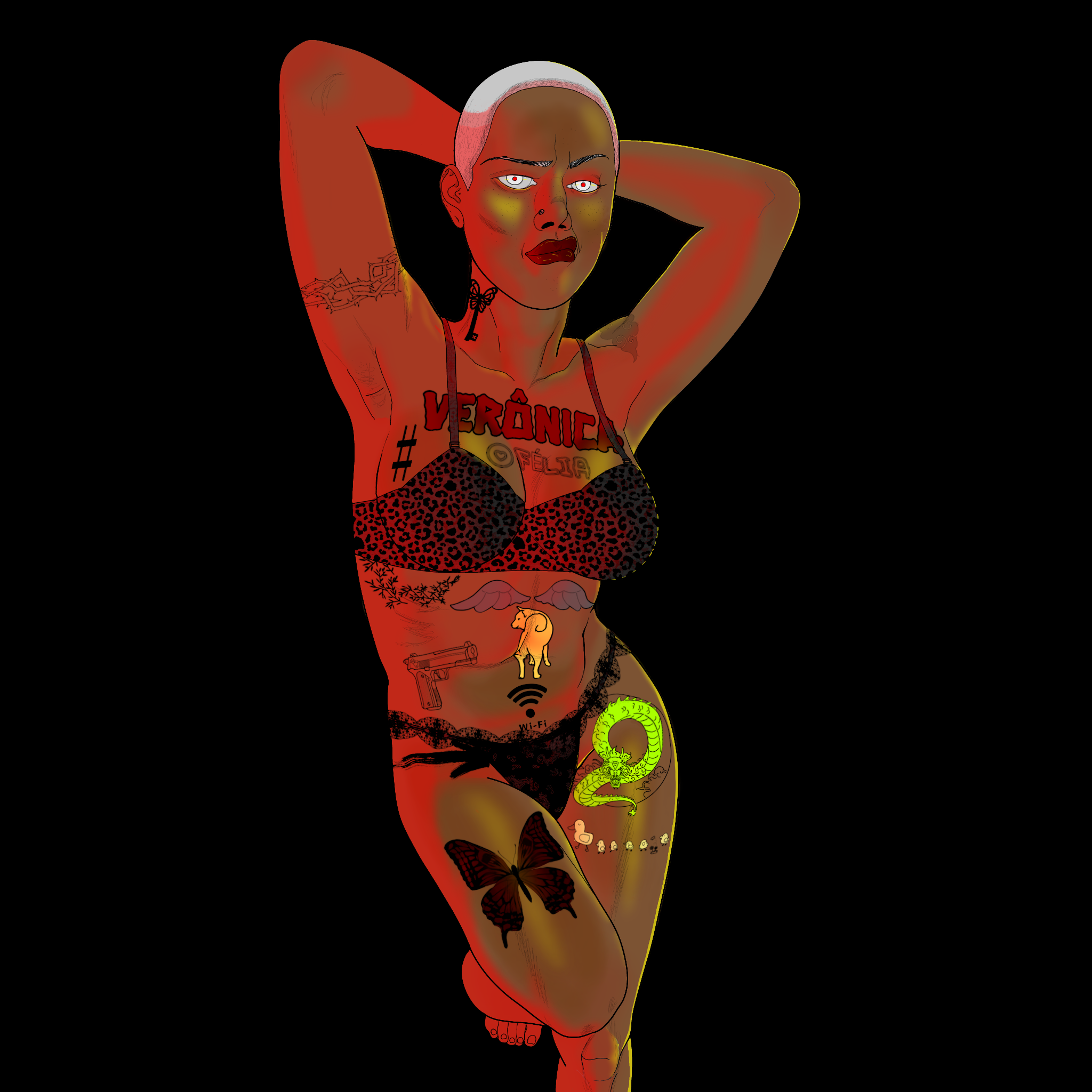 VERÔNICA OFÉLIA -BDA - ibisPaint