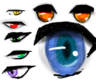 Eye styles and colors - ibisPaint