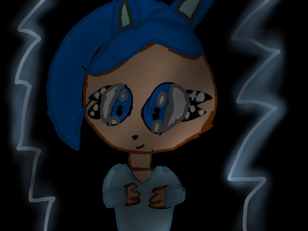 Lightning fox girl - ibisPaint