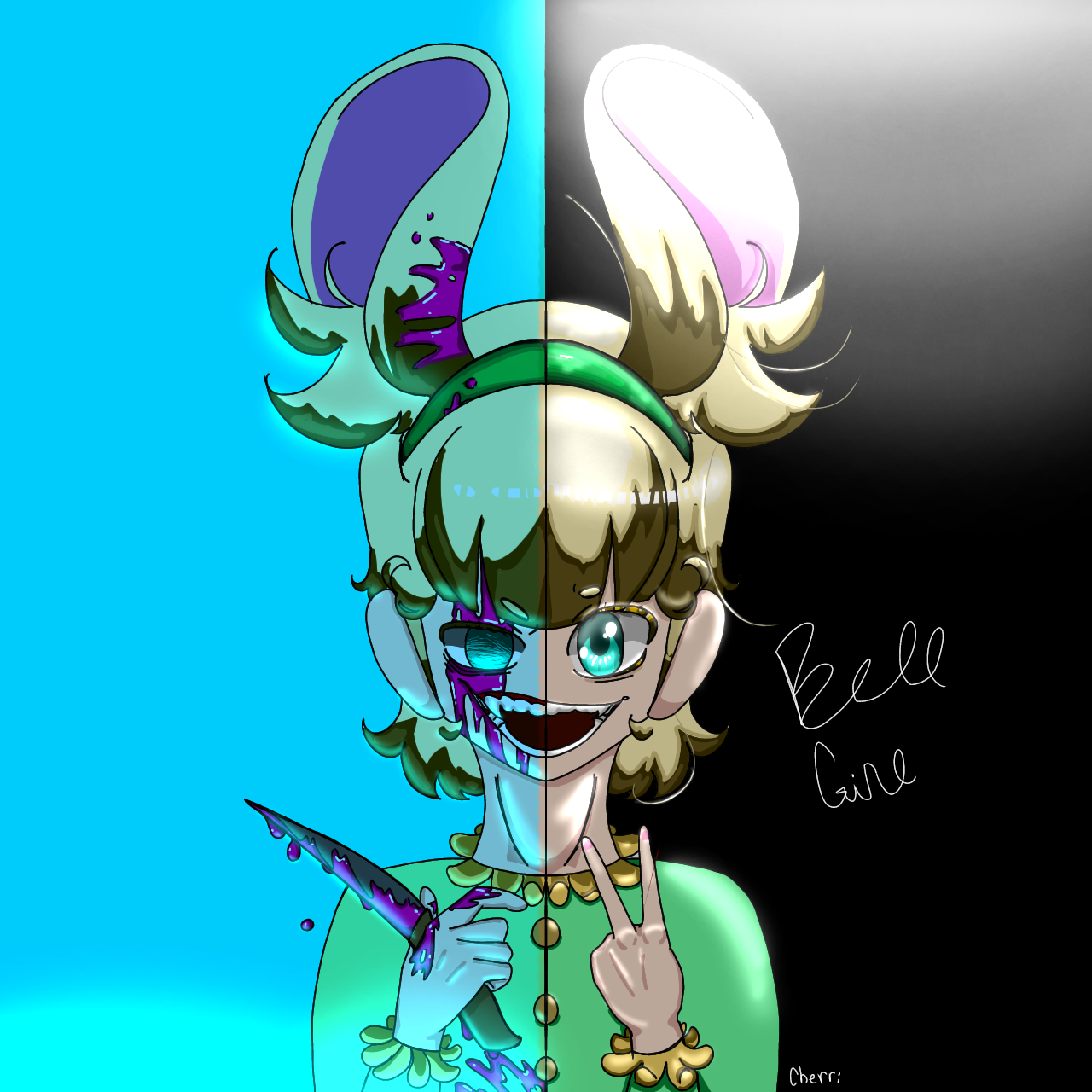 Bell girl redraw - ibisPaint