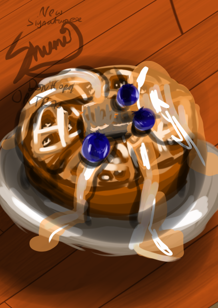 Waffle 😋😋 - ibisPaint