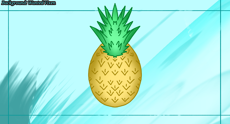 pineapple background peacefull - ibisPaint