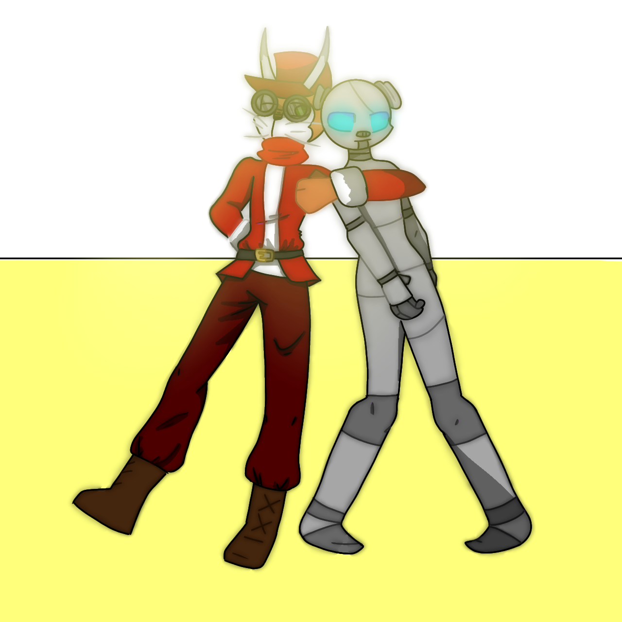 kona and robby - ibisPaint