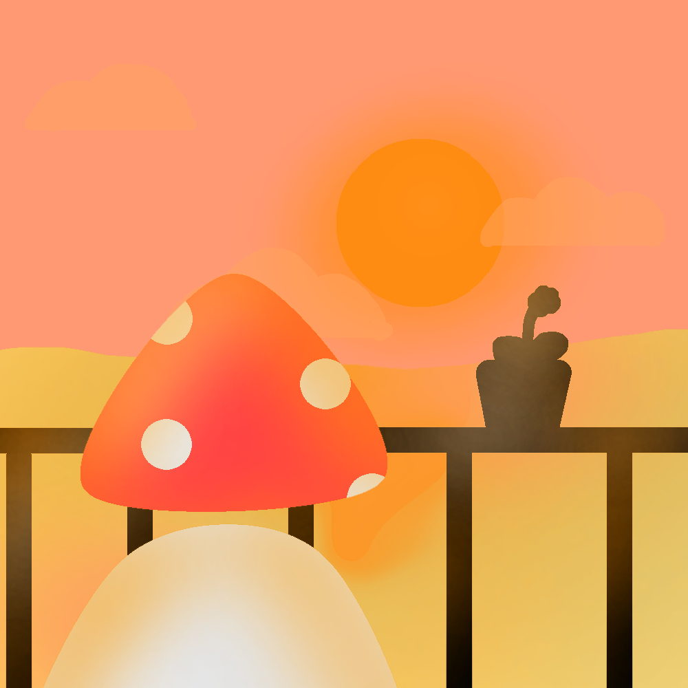 Beautiful sunset... - ibisPaint