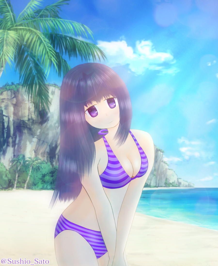 Purple bikini - ibisPaint