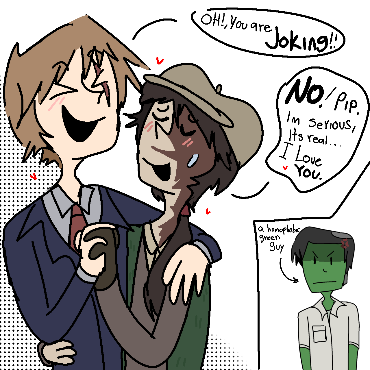 they are yaoi men old angry - ibisPaint